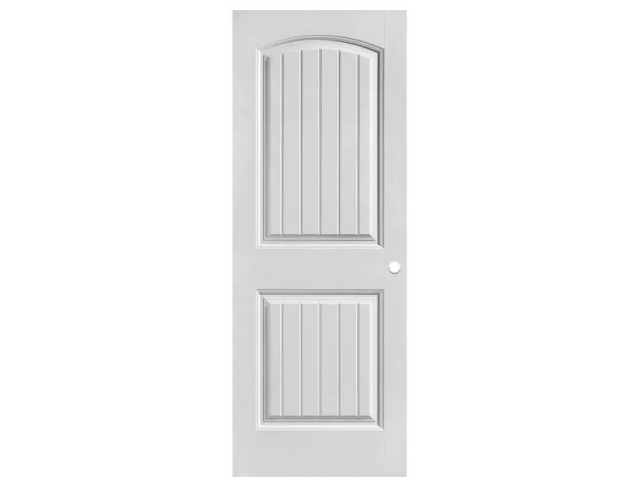 Santa Fe 2 Panel V-Groove Door Unit - Good Value Home Improvement Center